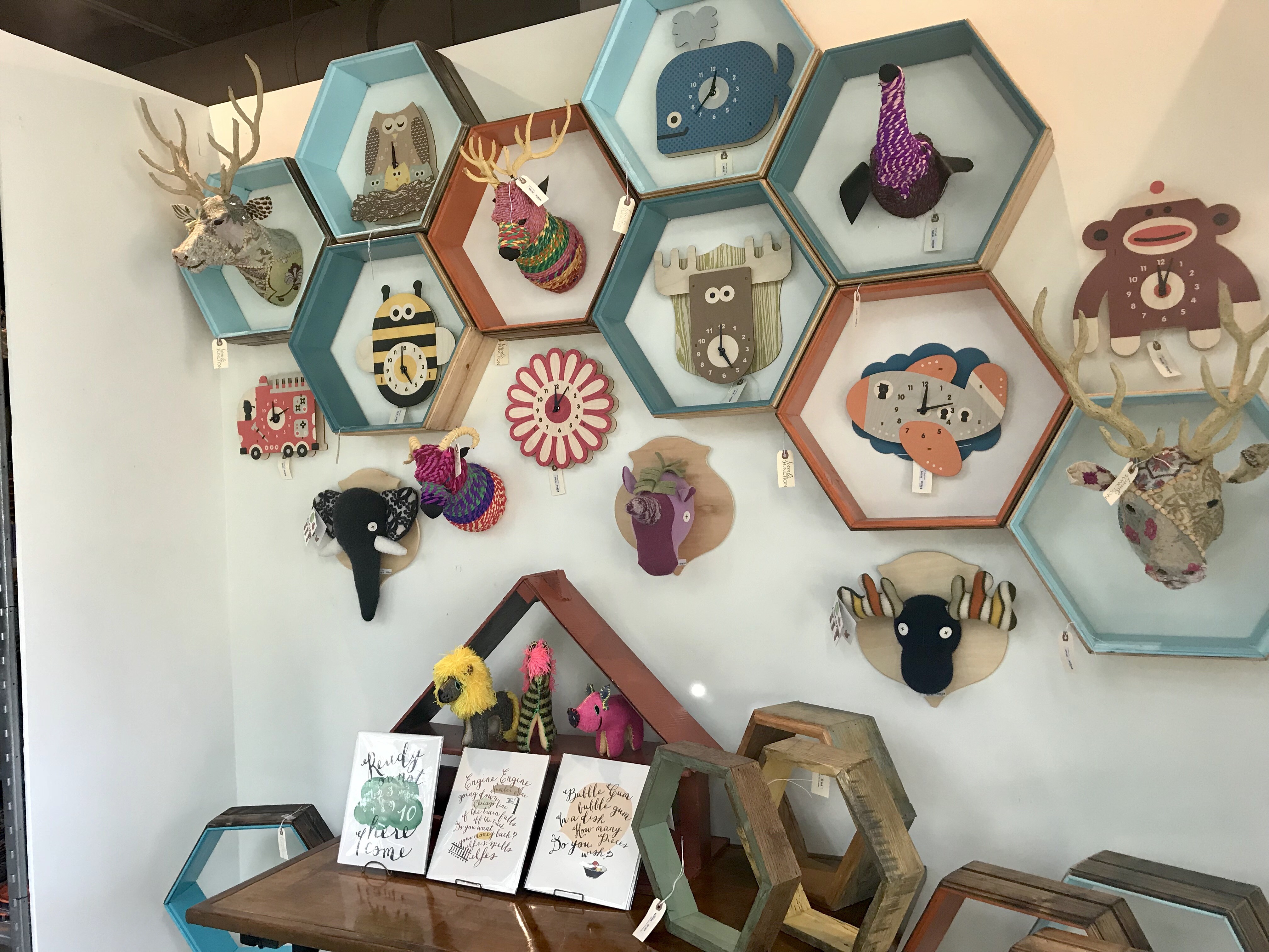 Reclaimed Wood Hex Box Two Sizes - Form & Function - Asheville NC