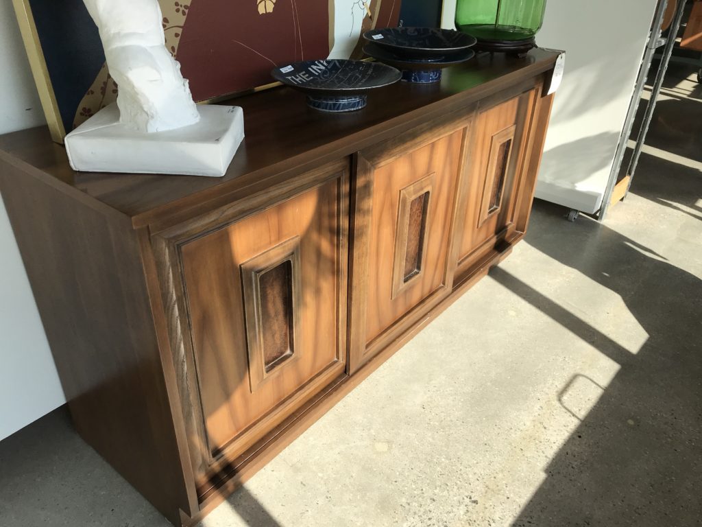 Mid Century Sliding Door Console - Form & Function - Asheville NC