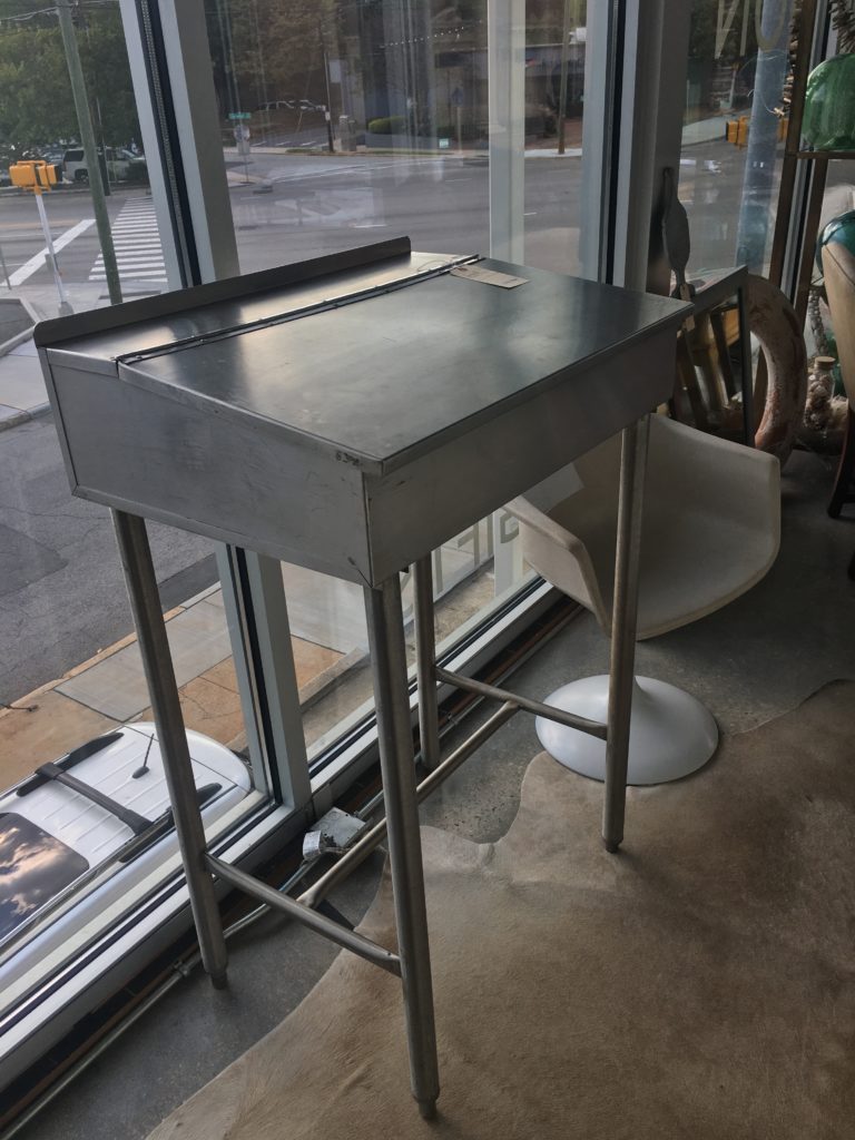 Stainless Standing Desk - Form & Function - Asheville NC