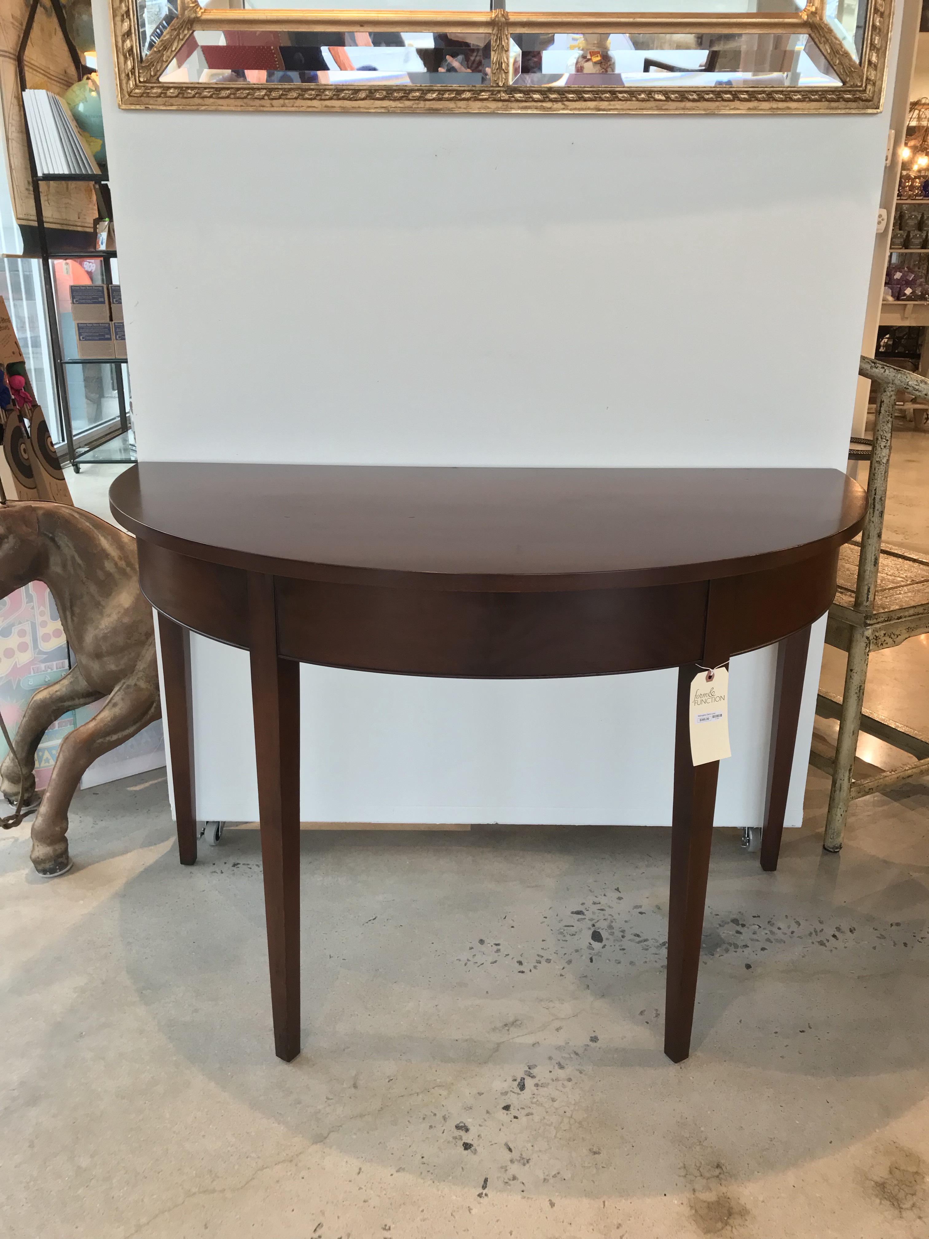 Mahogany Demi Lune - Form & Function - Asheville NC