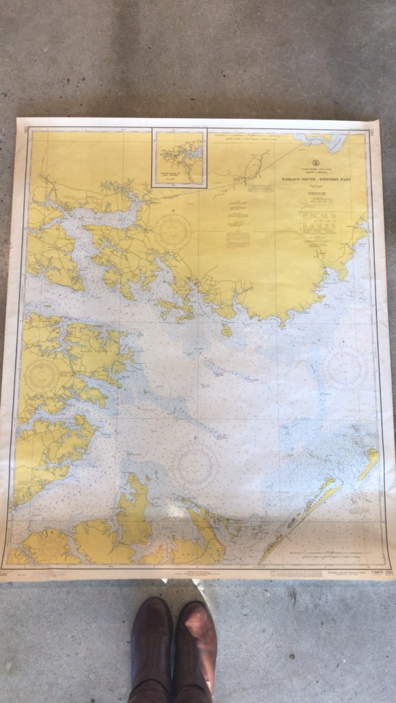 Pamlico Sound Map - Form & Function - Asheville NC