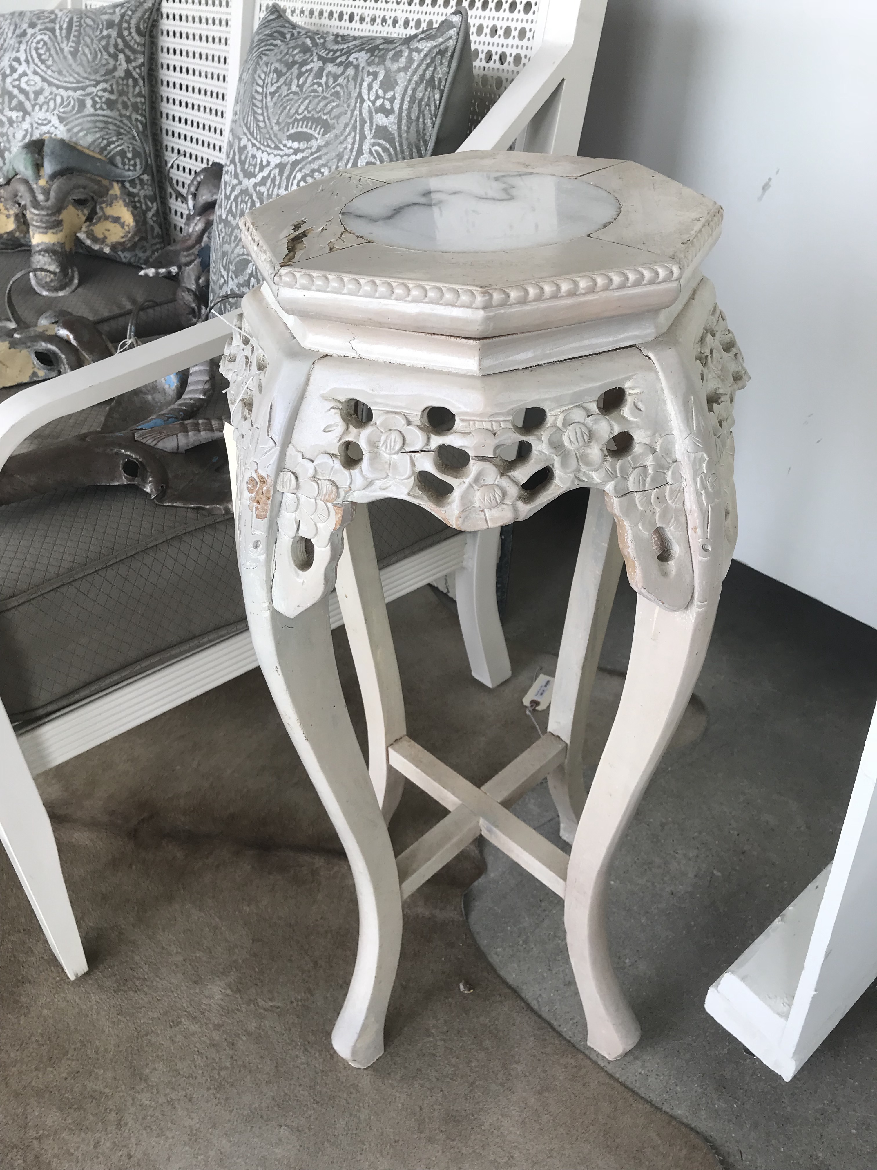 Shabby Asian Stand - Form & Function - Asheville NC