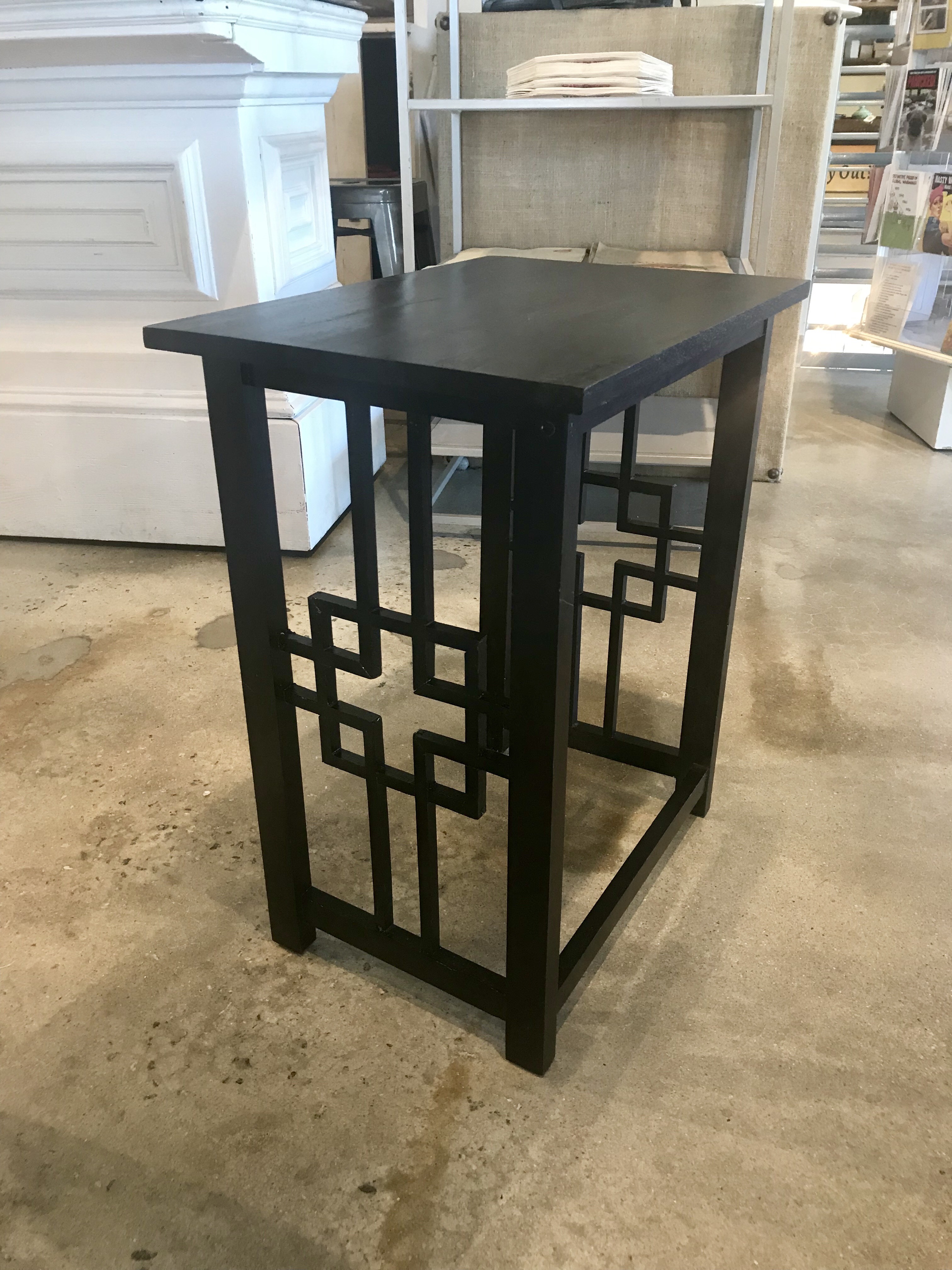 Black Cut Out Table - Form & Function - Asheville NC
