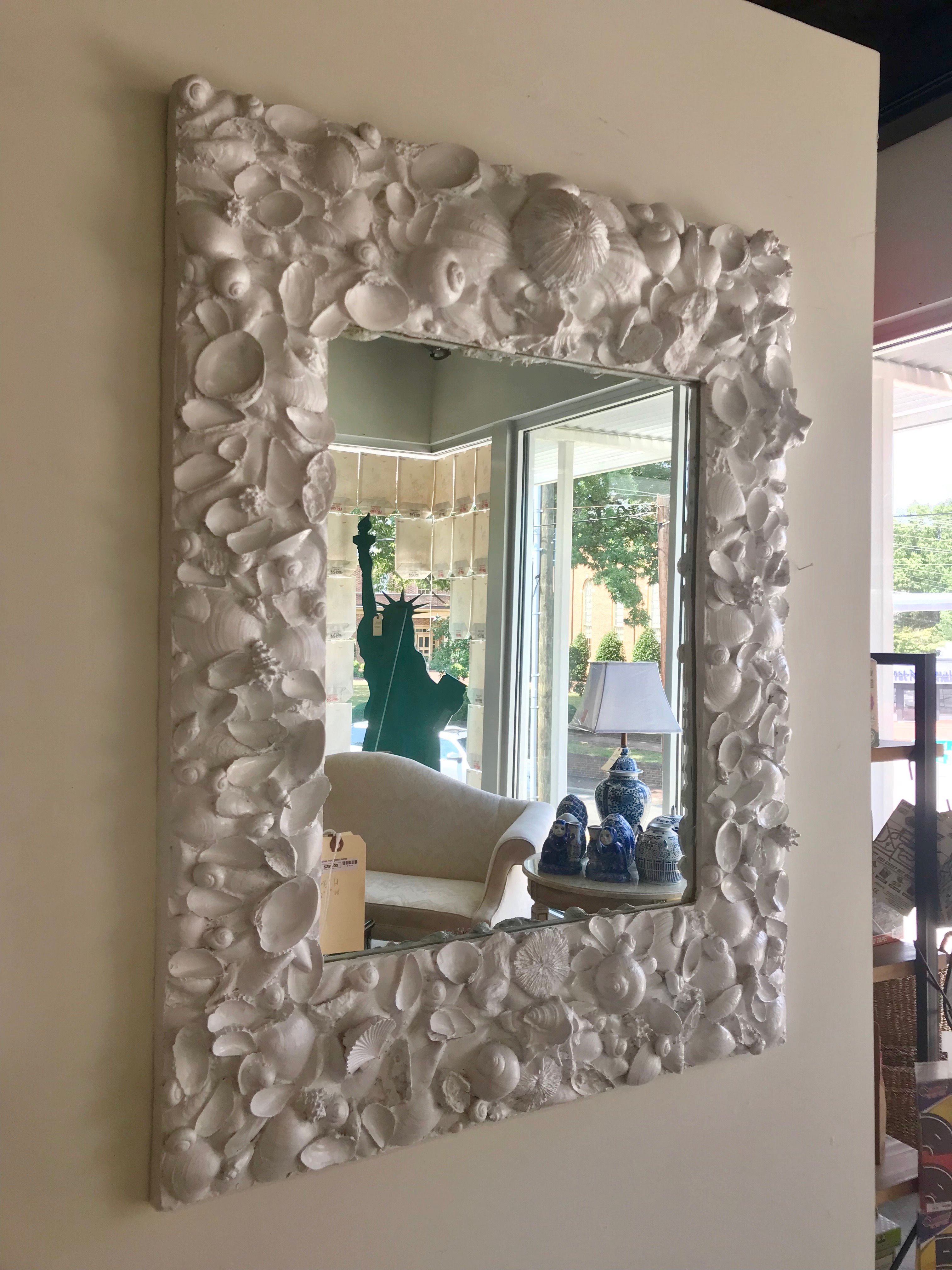 Shell Fiberglass Mirror - Form & Function - Asheville NC