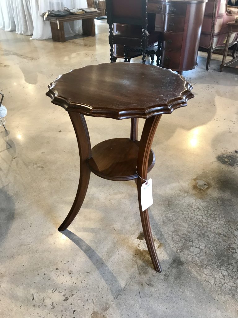 Scallop Side Table - Form & Function - Asheville NC