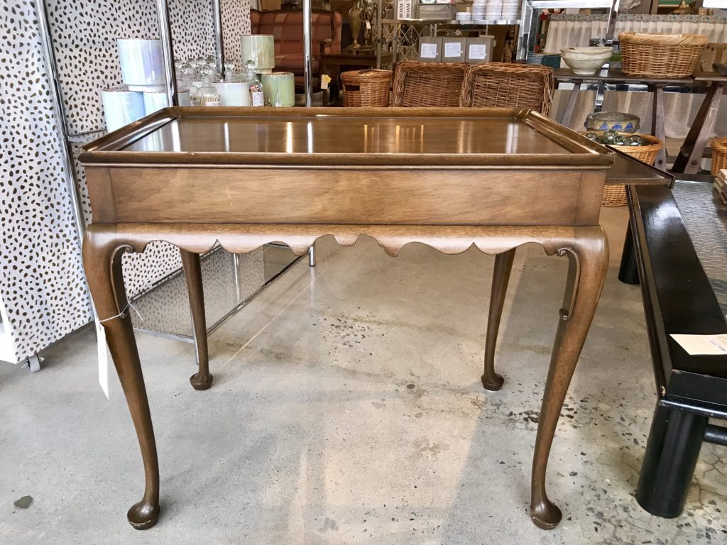 Side Table with Pullouts - Form & Function - Asheville NC