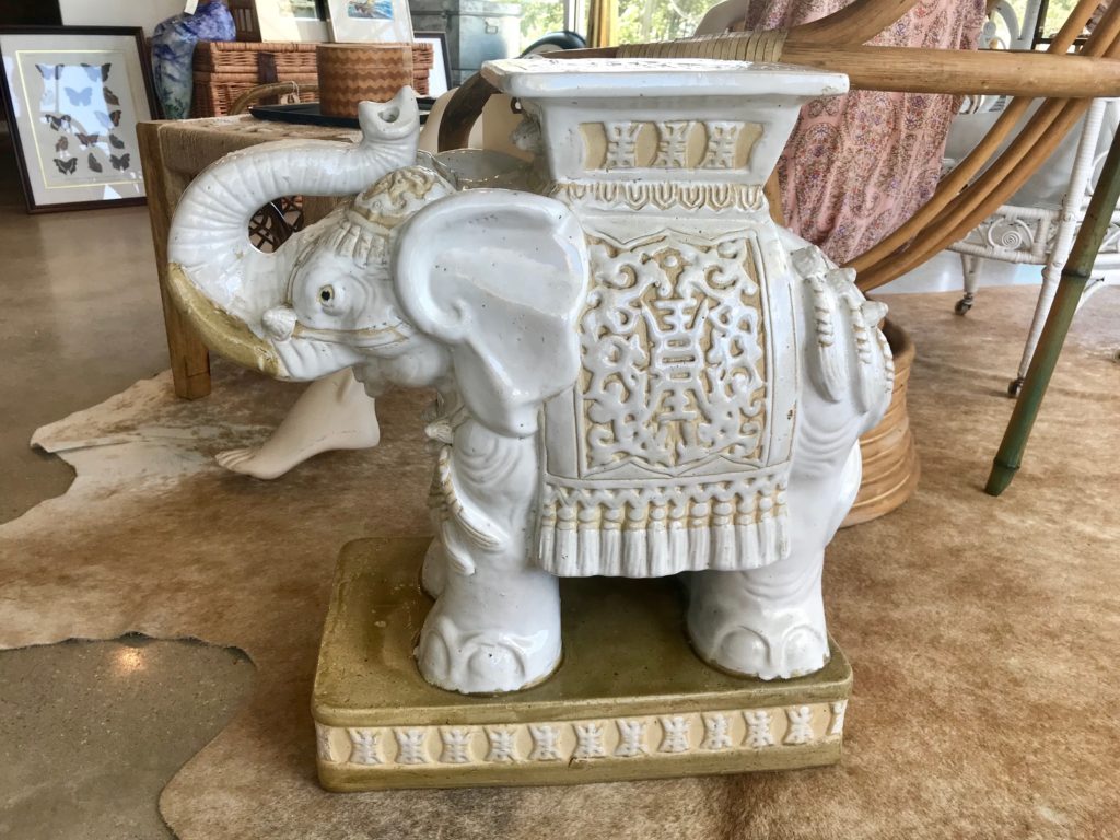 White Garden Elephant - Form & Function - Asheville NC