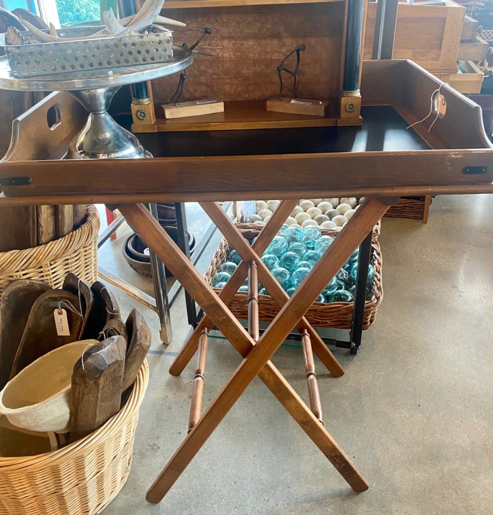 Butler Bar Tray Table - Form & Function - Asheville NC